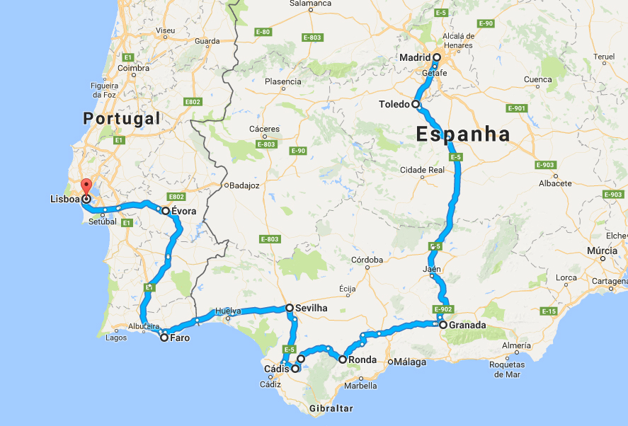Roteiro Espanha Portugal: roadtrip pelos dois países