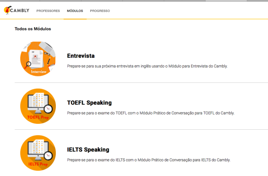 Cambly: aprenda inglês em casa
